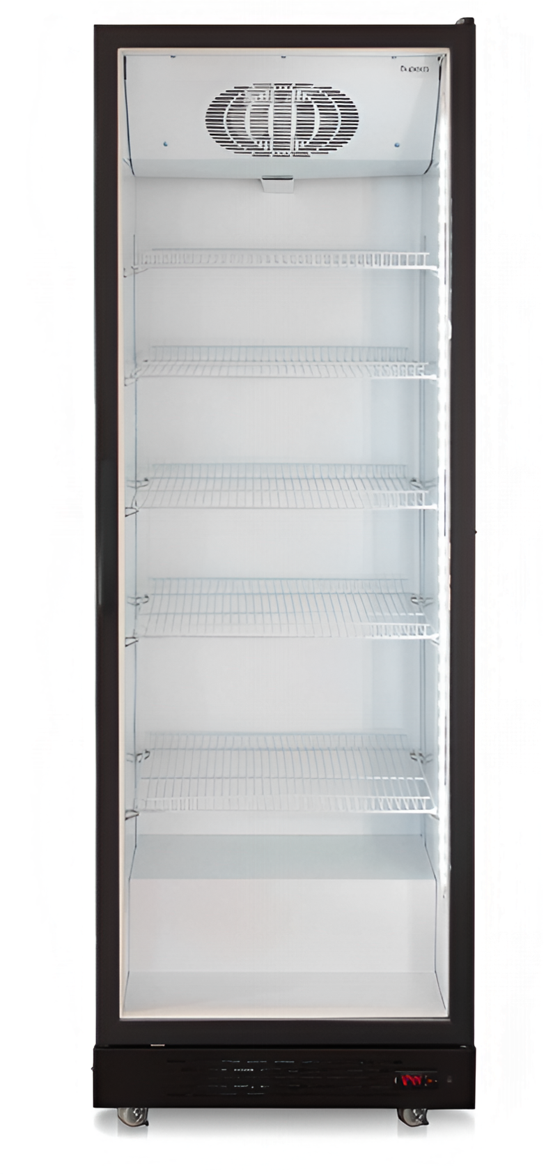 Холодильный шкаф-витрина БИРЮСА B600DU, объем 567 литров, черный