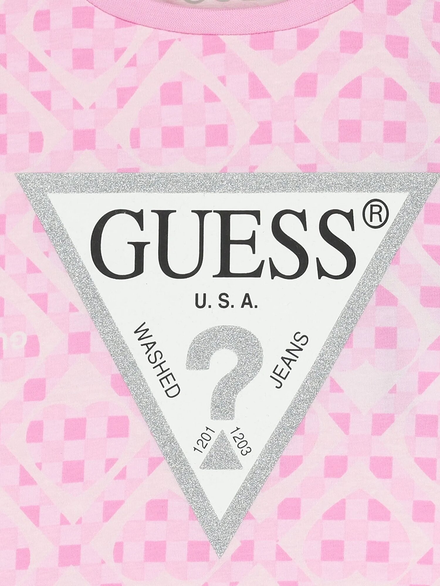 Футболка GUESS, размер 2 года, coral pink — фото 1