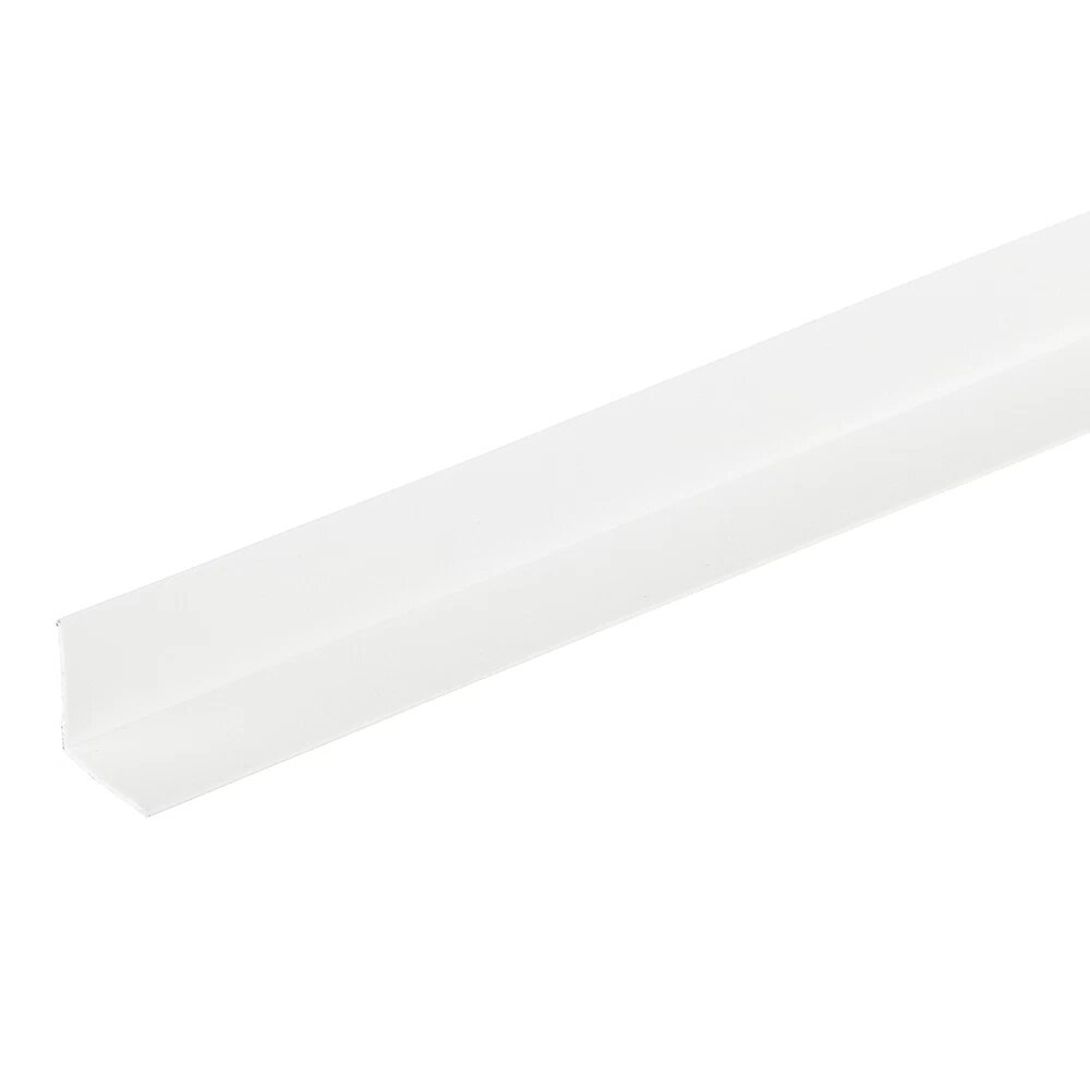 Уголок ПВХ 15х15х2700 мм гладкий белый 4680009850989