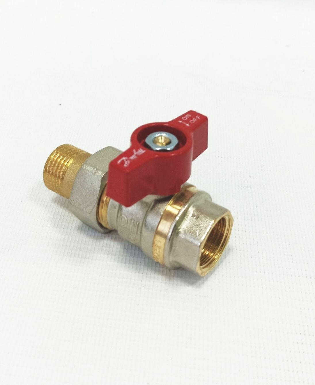 Danfoss BVR-F Ду15 Kv14 Py40 кран шаровой полнопроходной 1/2" с американкой