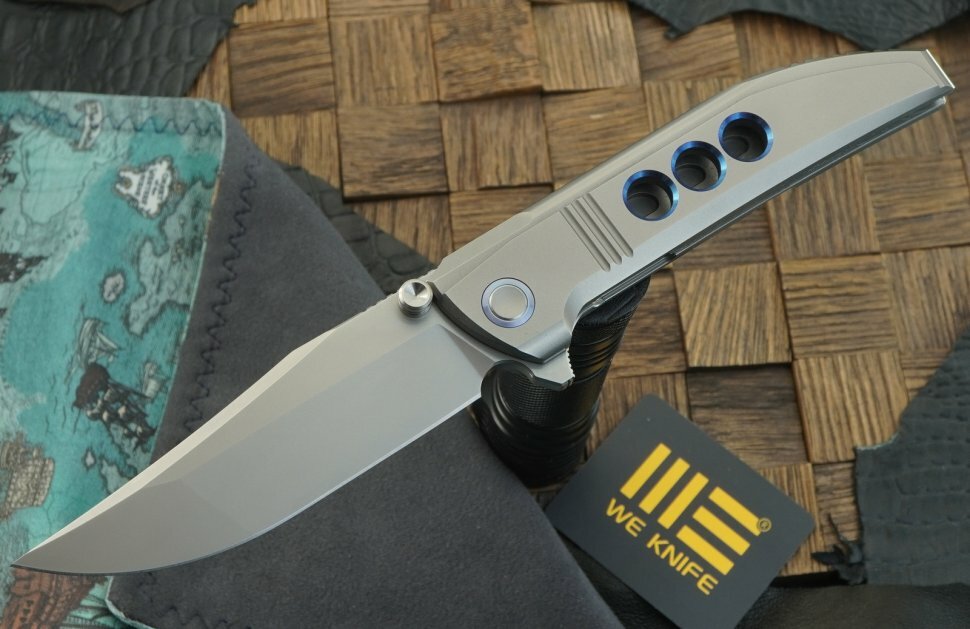 Складной нож We Knife Ezinta, сталь M390, BB, рукоять титан