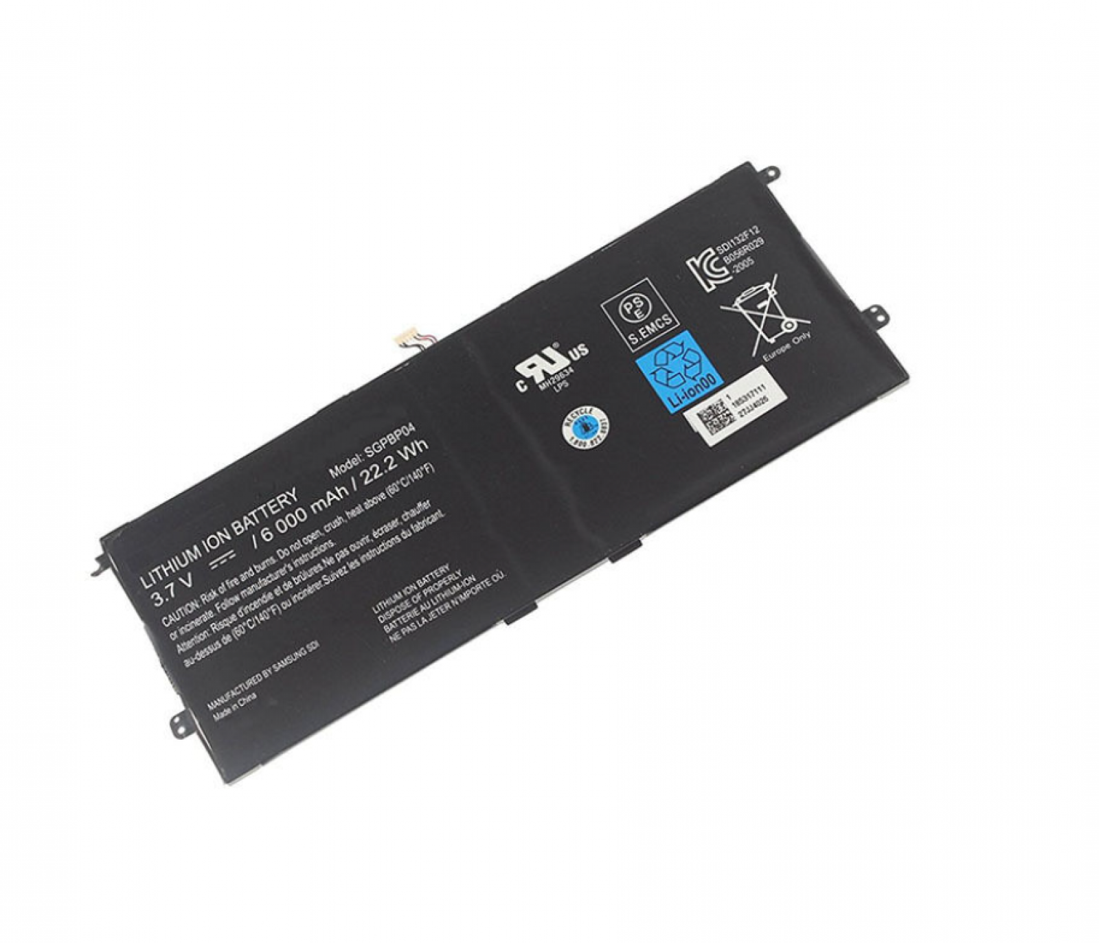 Аккумуляторная батарея MyPads SGPBP04 6000mAh для планшета Sony Xperia Tablet S GPT121/SGPT121US/S