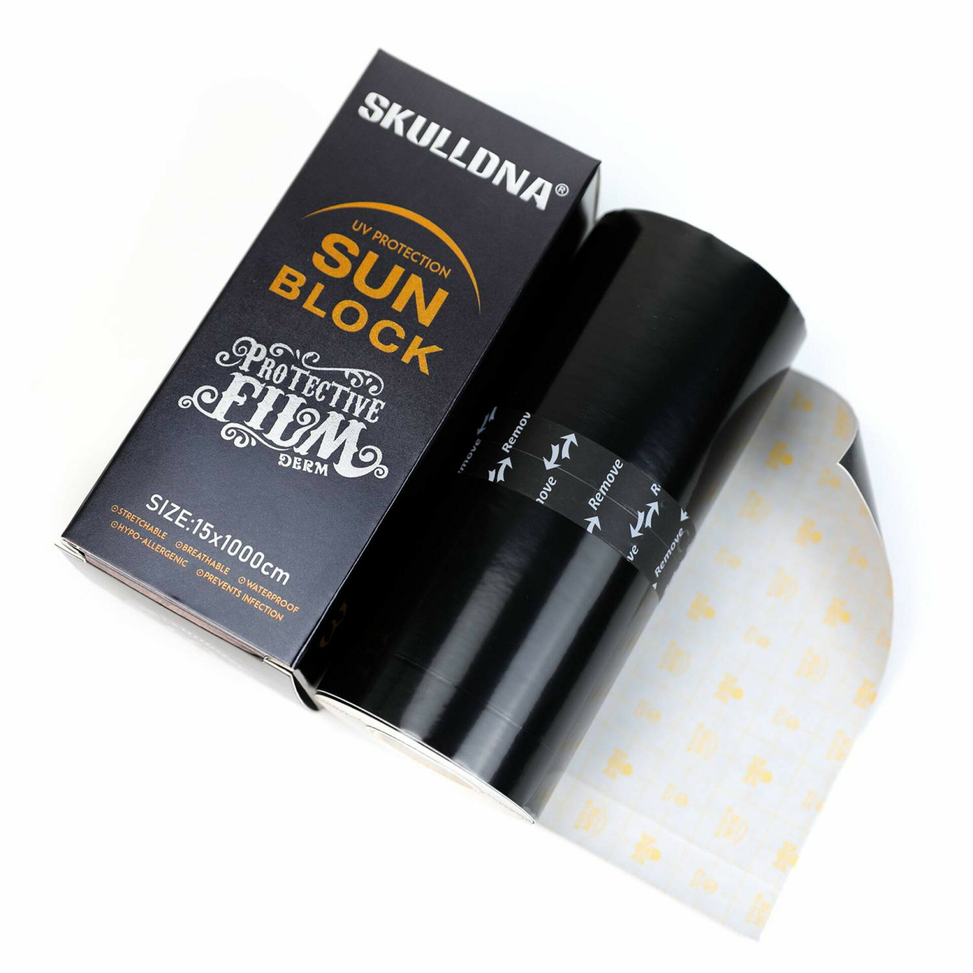 Пленка для тату "AVA Skulldna", с защитой от УФ, 15 см x 10 м