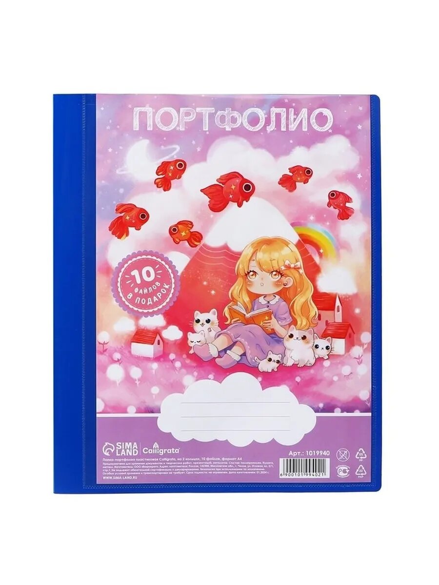 Портфолио для дошкольника на 10 файлов