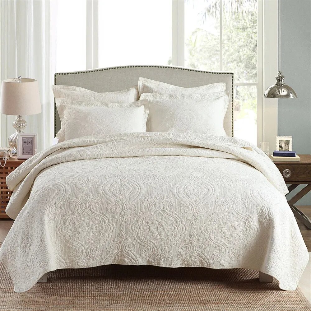 AiWinsure Покрывало patchwork quilts, Хлопок с размерами: 250 см х 230 см