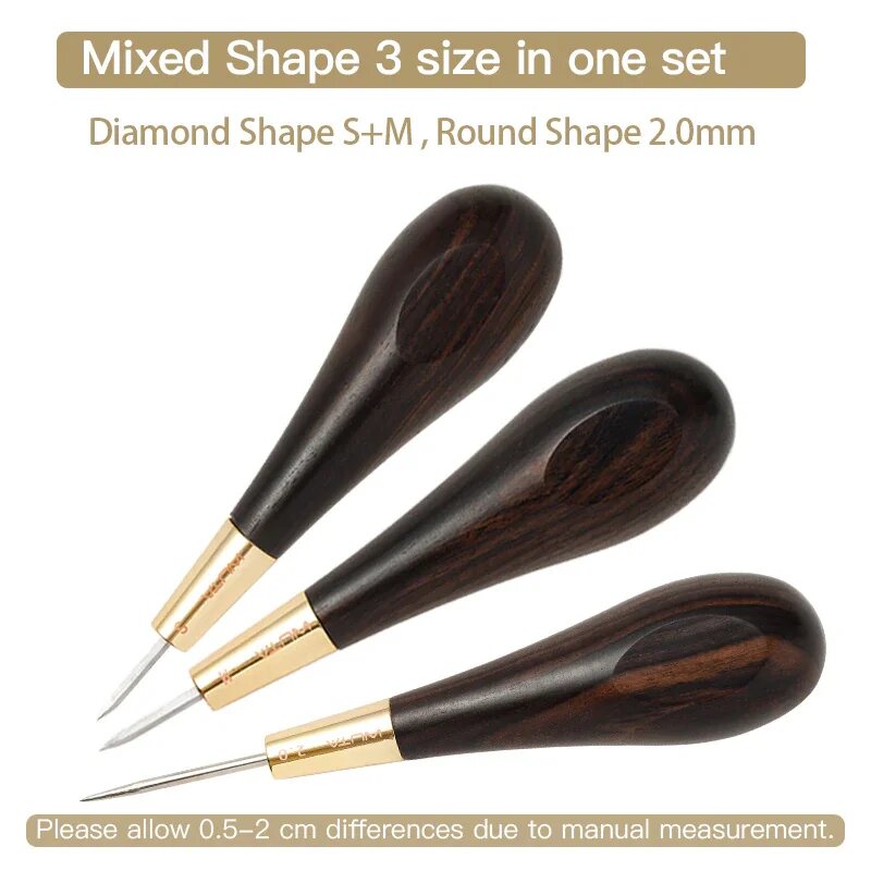 Пробойка для кожи WUTA, Round-Diamond S-M