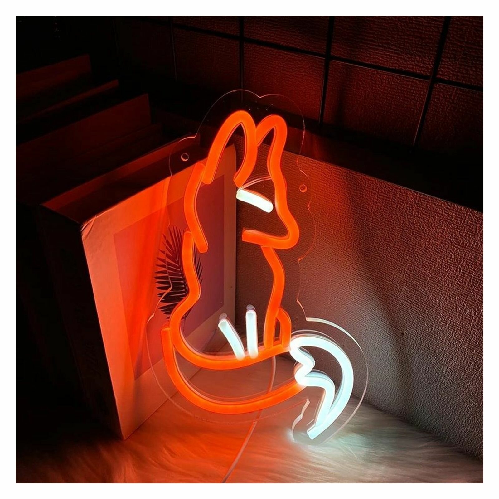 Лиса Декор Неоновой Вывески 17смх30см