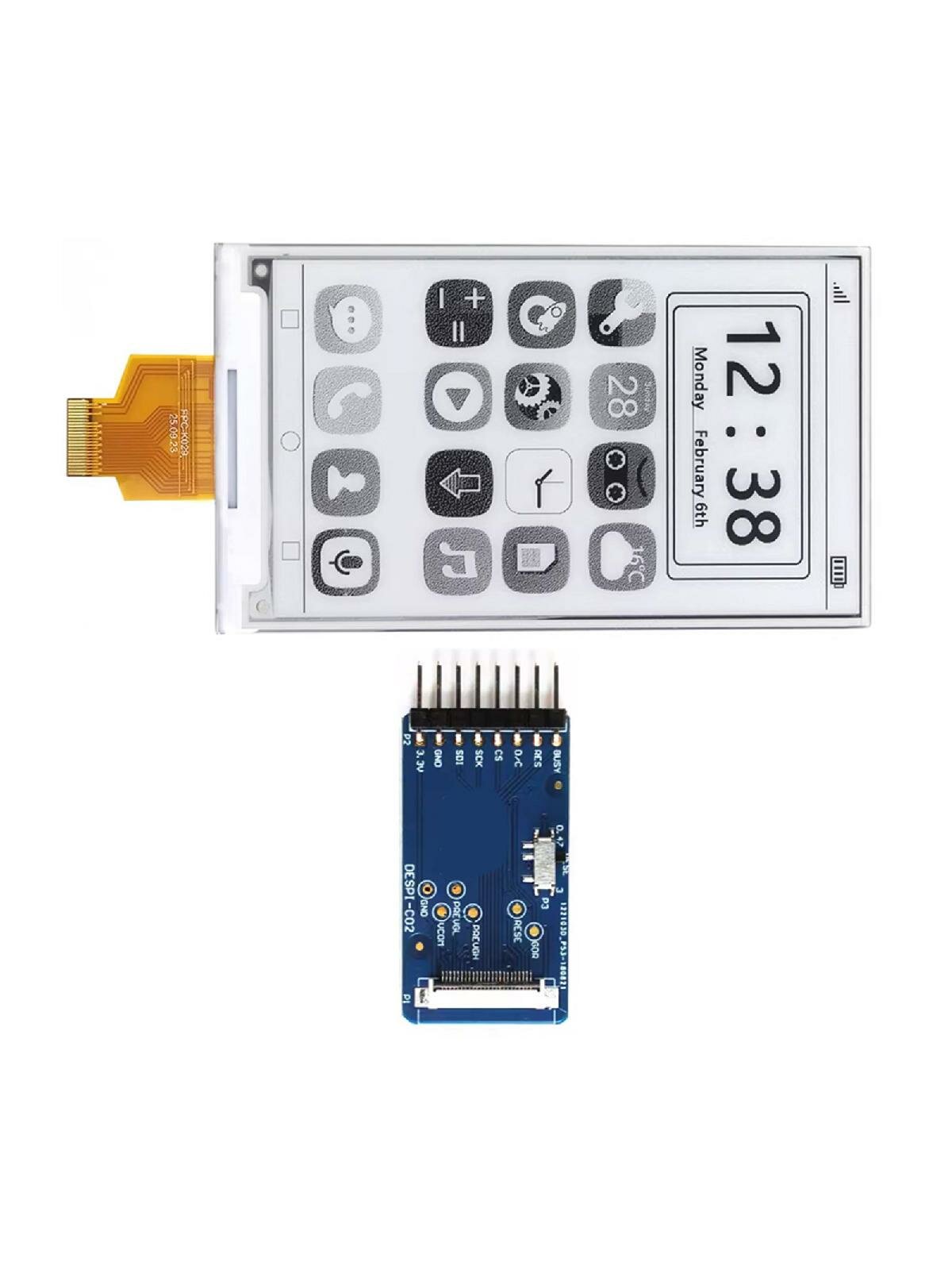 Эффективный сенсорный экран ePaper 4,26-дюймовый модуль дисплея с высоким разрешением