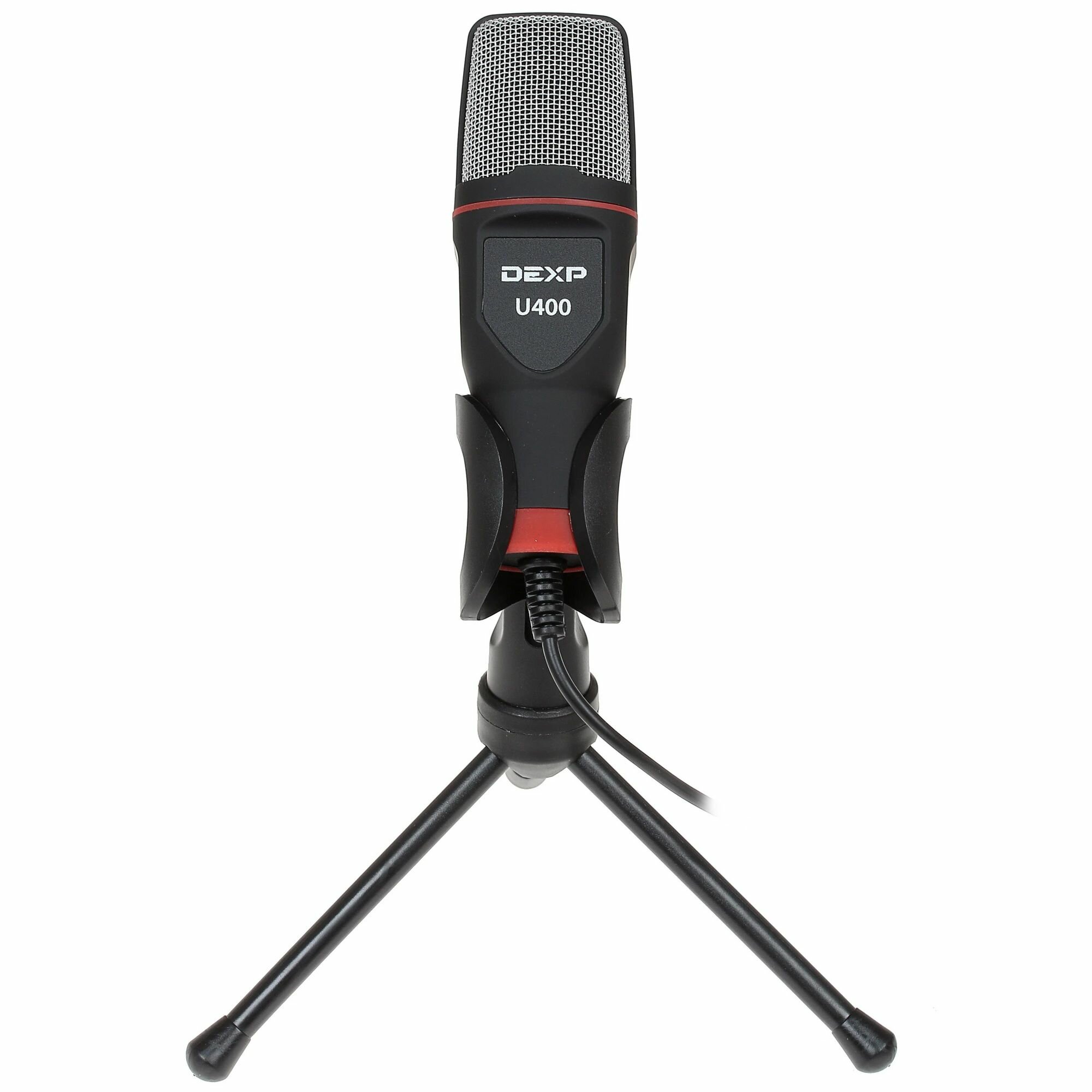 Микрофон DEXP U400 черный — фото 1