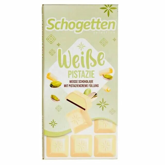 Шоколад SCHOGETTEN молочный с начинкой с фисташками 100г