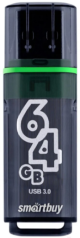 Флешка USB флеш карта (SB64GBGS-DG) 64GB GLOSSY SERIES DARK