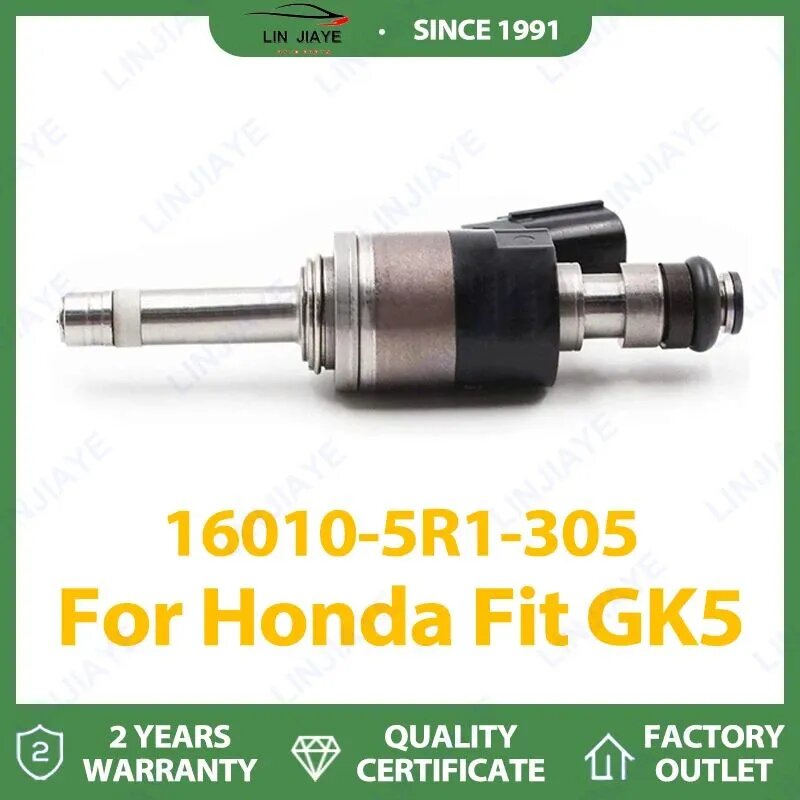 Форсунка масляная, арт. 4 шт. 16010-5R1-315 Топливный инжектор для Honda Fit GK 1.5L 2015-2019 16010-5R1-305, 4 шт.