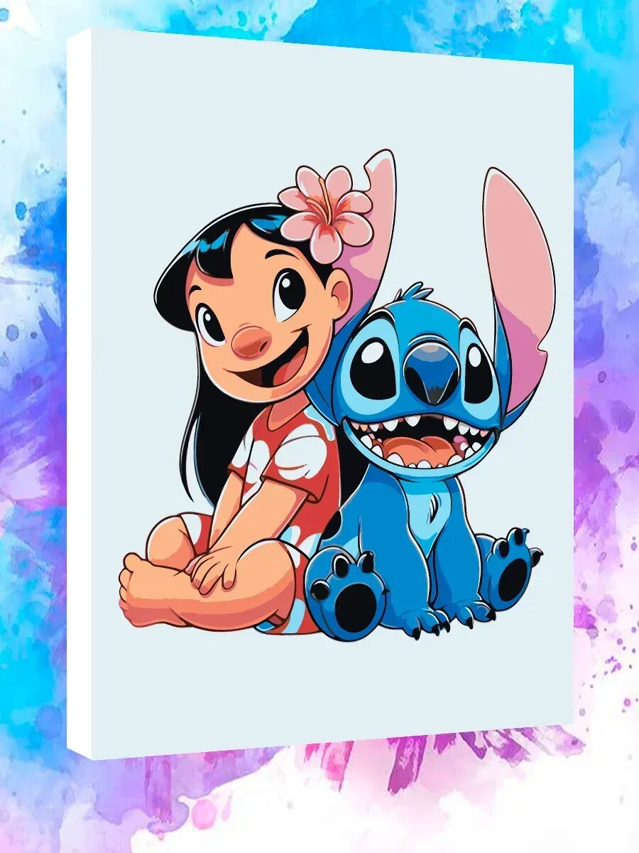 Картина по номерам Лило и Стич