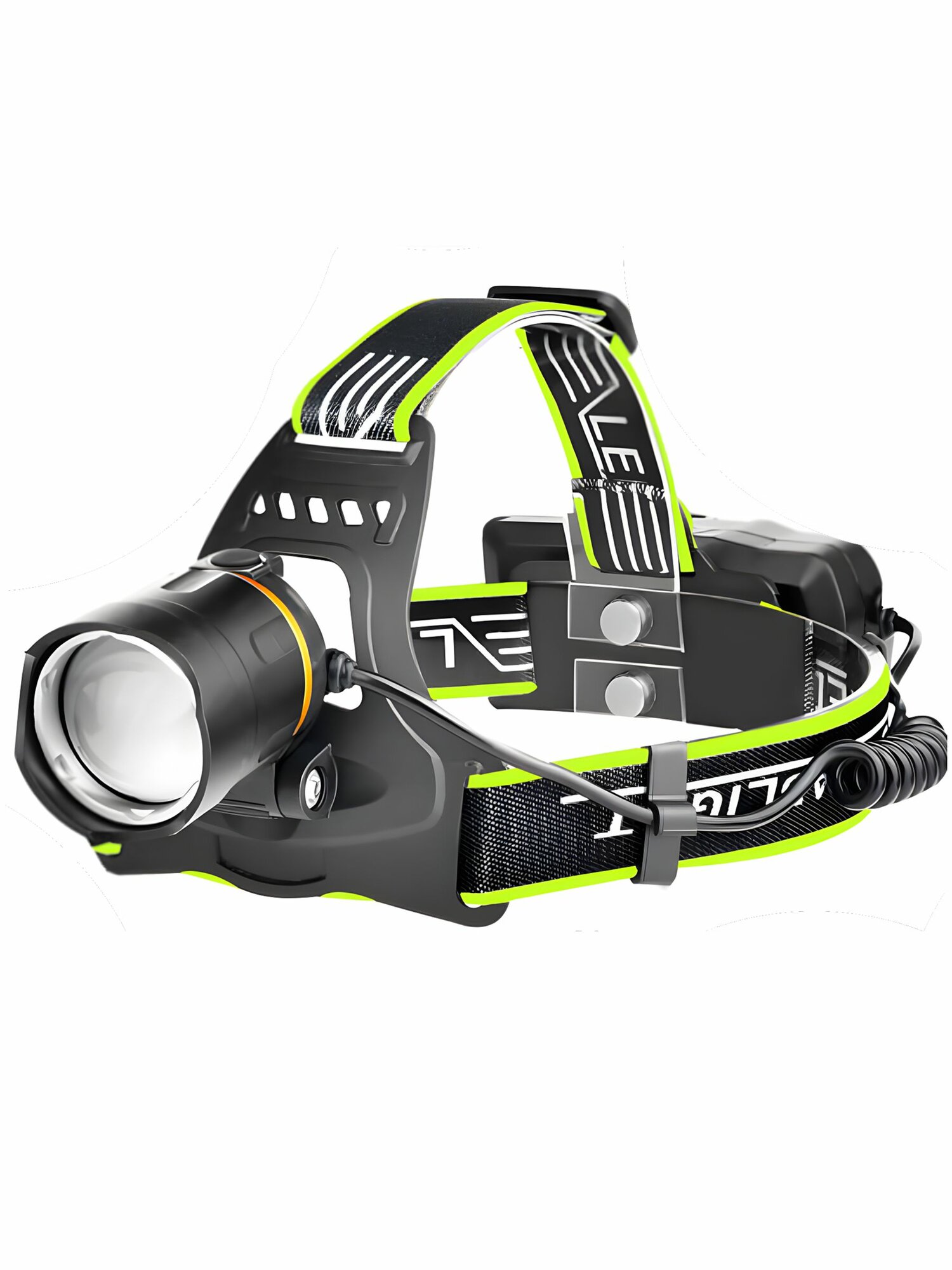 Фонарь налобный Огонь HT-287-GT100 Zoom светодиодный, 3 режима (с датчиком движения)