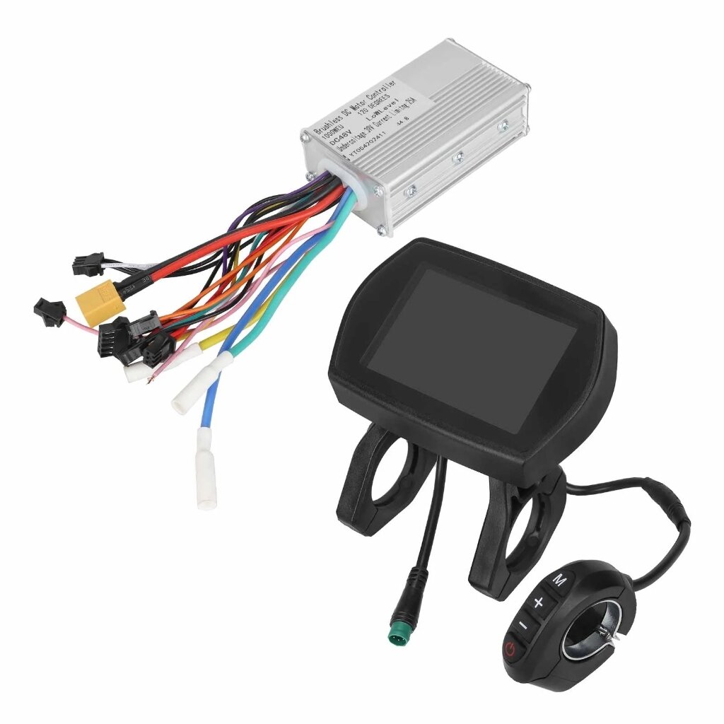Комплект приборной панели с Контроллером 1000 Вт 48 В 25А для Электрического Скутера Kugoo