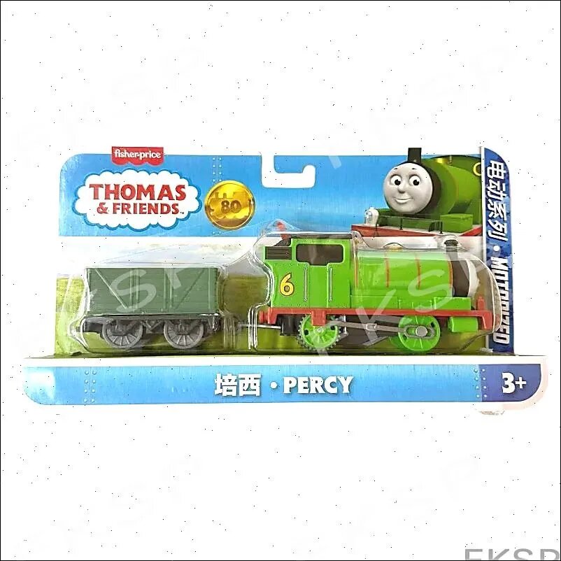Паровоз Thomas and Friends Percy Электровоз на батарейках для детей от 3 лет