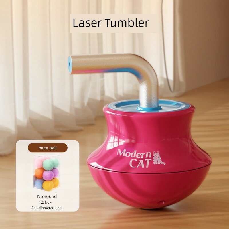 Волчок-игрушка для кошек с 12 тихими шариками, электрическая игра для домашних животных