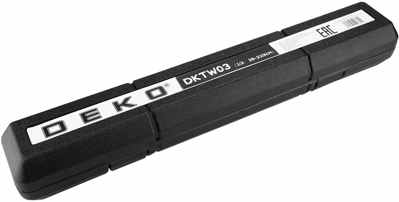 Ключ динамометрический DEKO DKTW03 1/2, 28-210 Нм