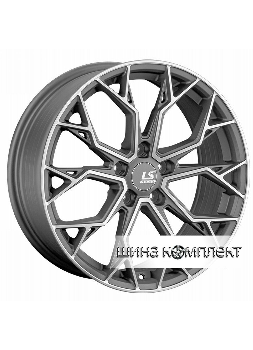Колесный диск LS FlowForming RC61 8x18 5x114,3 ET40 67,1 MGMF литой для автомобиля