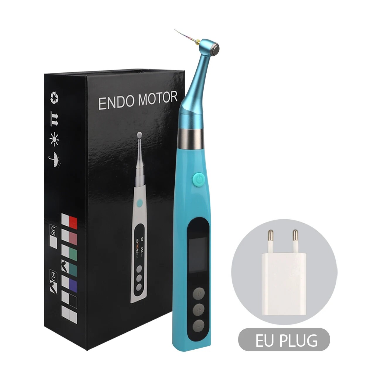 Беспроводной эндомотор HARBOR DENT 16:1 EU Plug BLUE