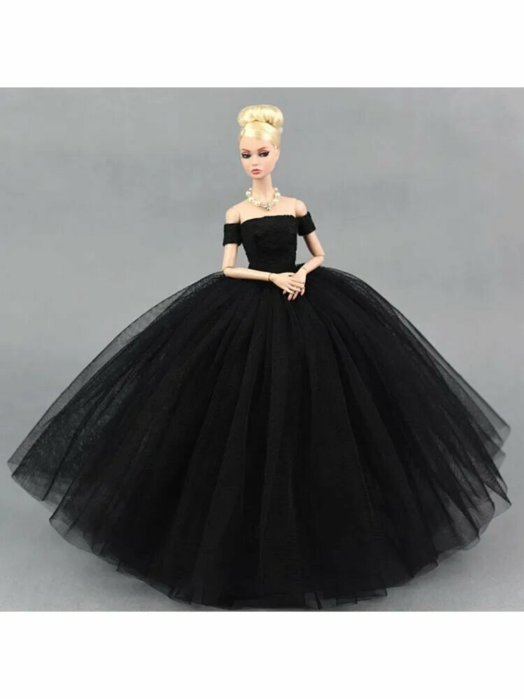 Высококачественное свадебное платье и фата для куклы Барби Barbie