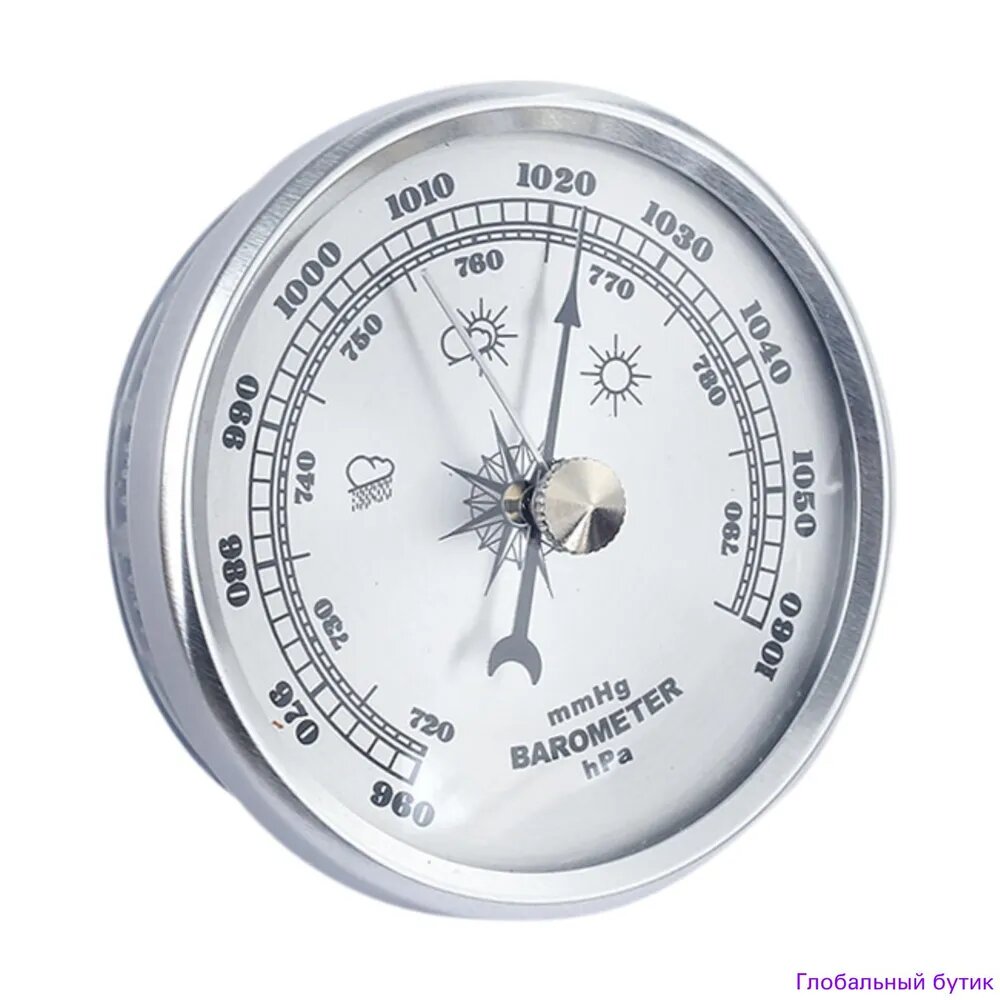 Анероидный барометр Манометр с круглой шкалой Маленький