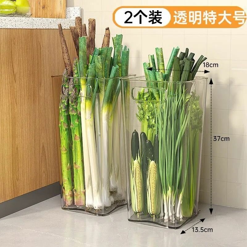 Контейнер для хранения лука и зелени для использования на кухне, прозрачный контейнер большой вместимости для организации хранения лука, имбиря, чеснока и овощей.