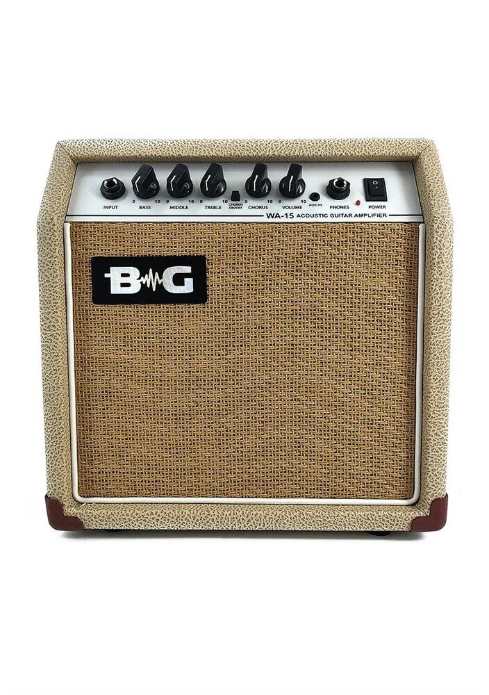 Комбоусилитель для акустических гитар 15Вт, BG WA15