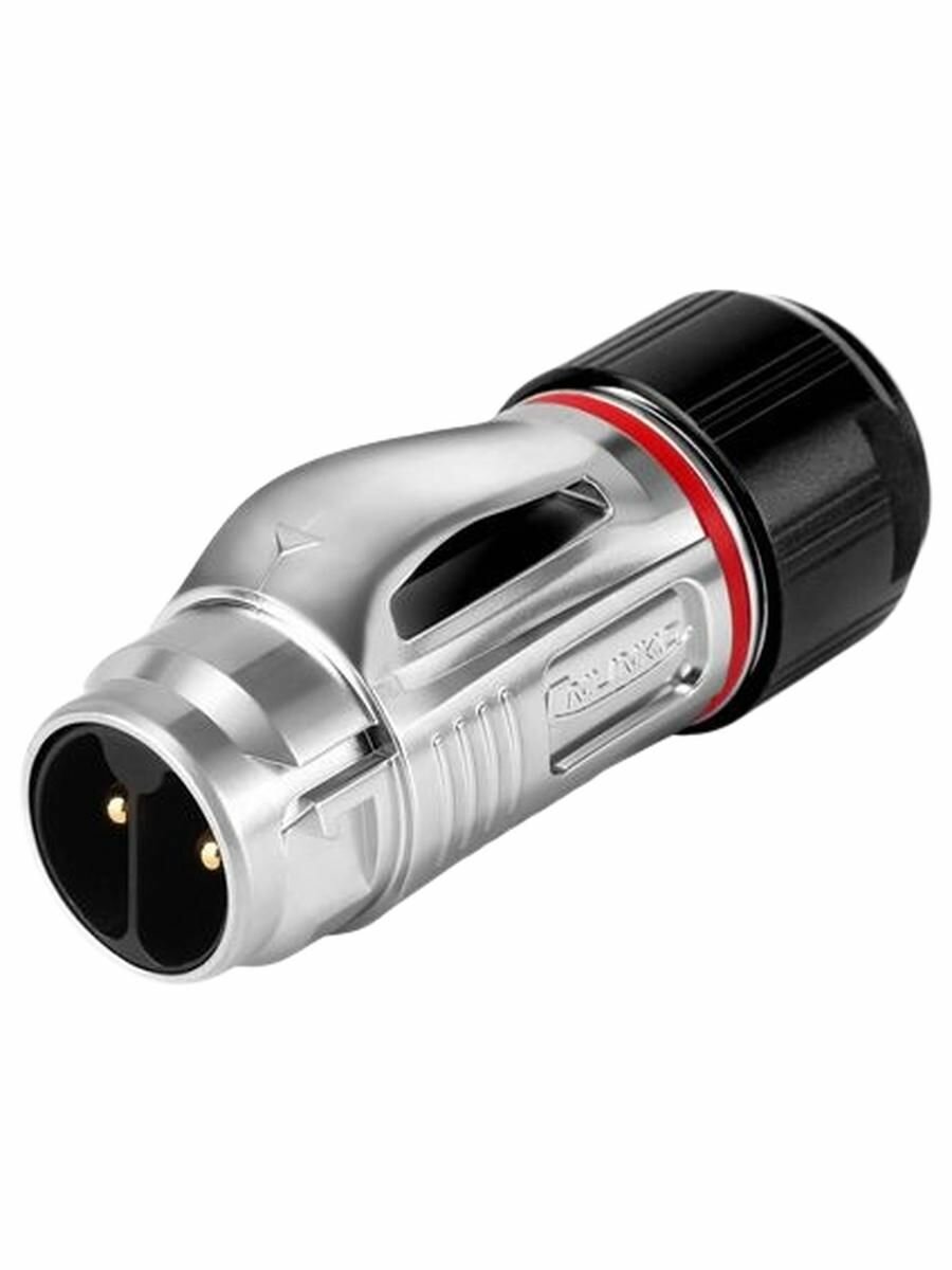 Разъем CNLINKO BD-24 2-пиновый, папа, 2pin, IP68/IPX9K, штекер, BD-24-C02PE-03-001