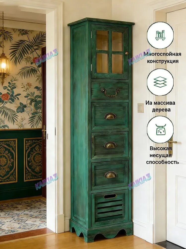 Шкаф-витрина, 30х30х123 см