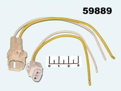 Разъем 2pin в комплекте влагозащищенный на проводе 16см DJ70218Y