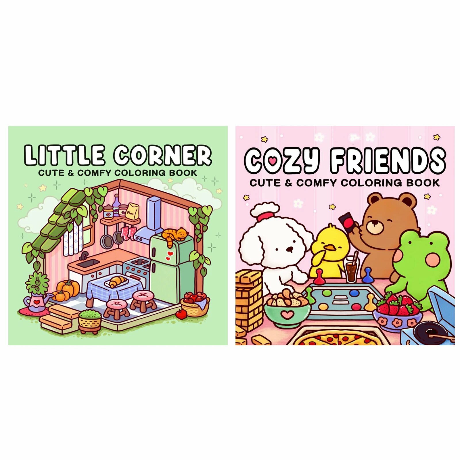 Раскраски "Little Corner" и "Cozy Friends" 2шт