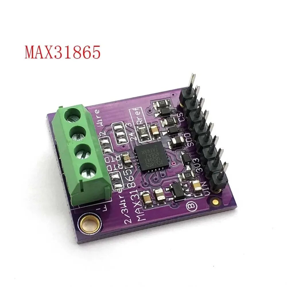 MAX31865 PT100/PT1000 RTD-цифровой преобразователь, плата температурного датчика термопары, усилительный модуль 3.3В/5В