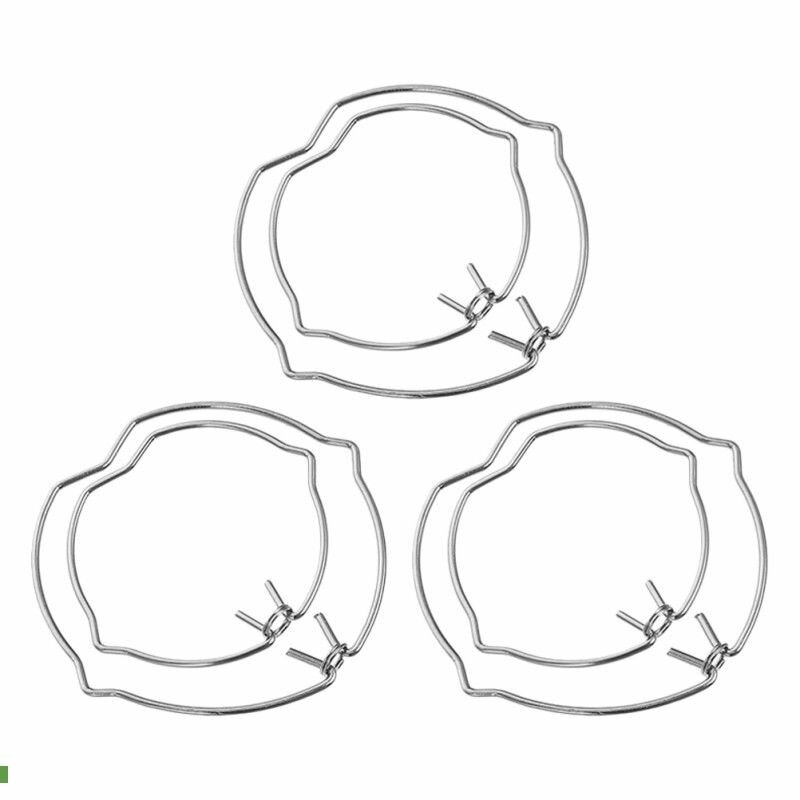 4 шт. Крепежные пряжки для точечных светильников LED MR11 MR16, кольца для удержания, металлические пружинные зажимы, встраиваемые крышки, аксессуары для ламп, зажимы для освещения, мангановое серебро