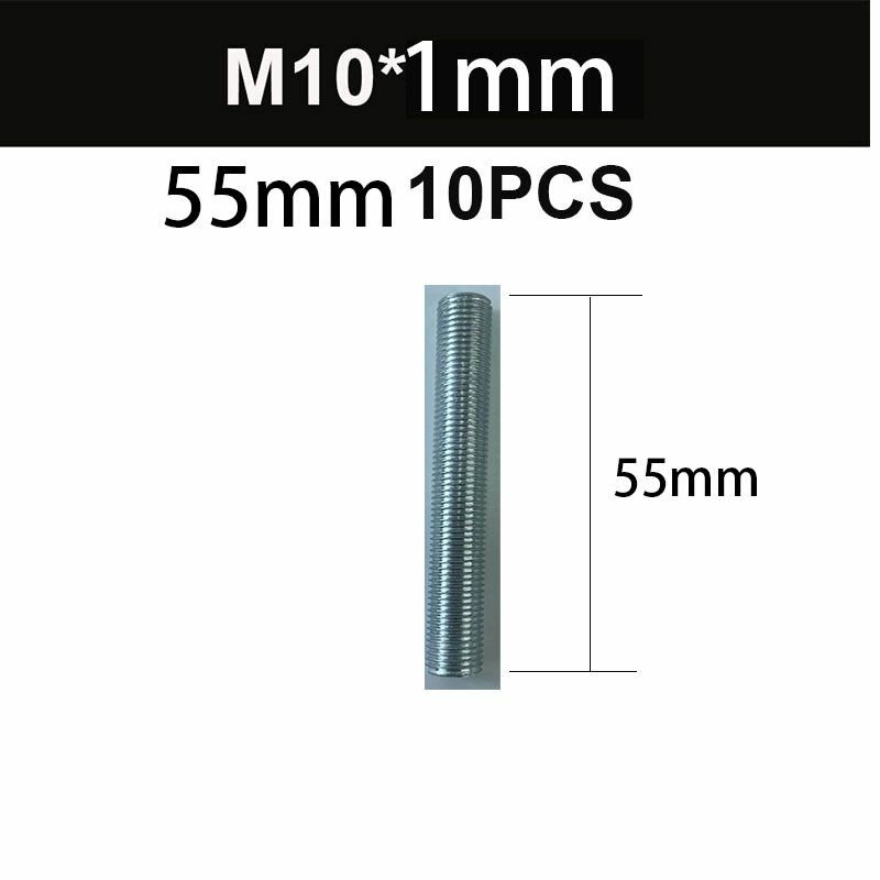 10 шт. Трубка с резьбой М10х1,10-60mm, для люстр и светильников, Монтажное крепление, Светильники и аксессуары-HDJ-0919