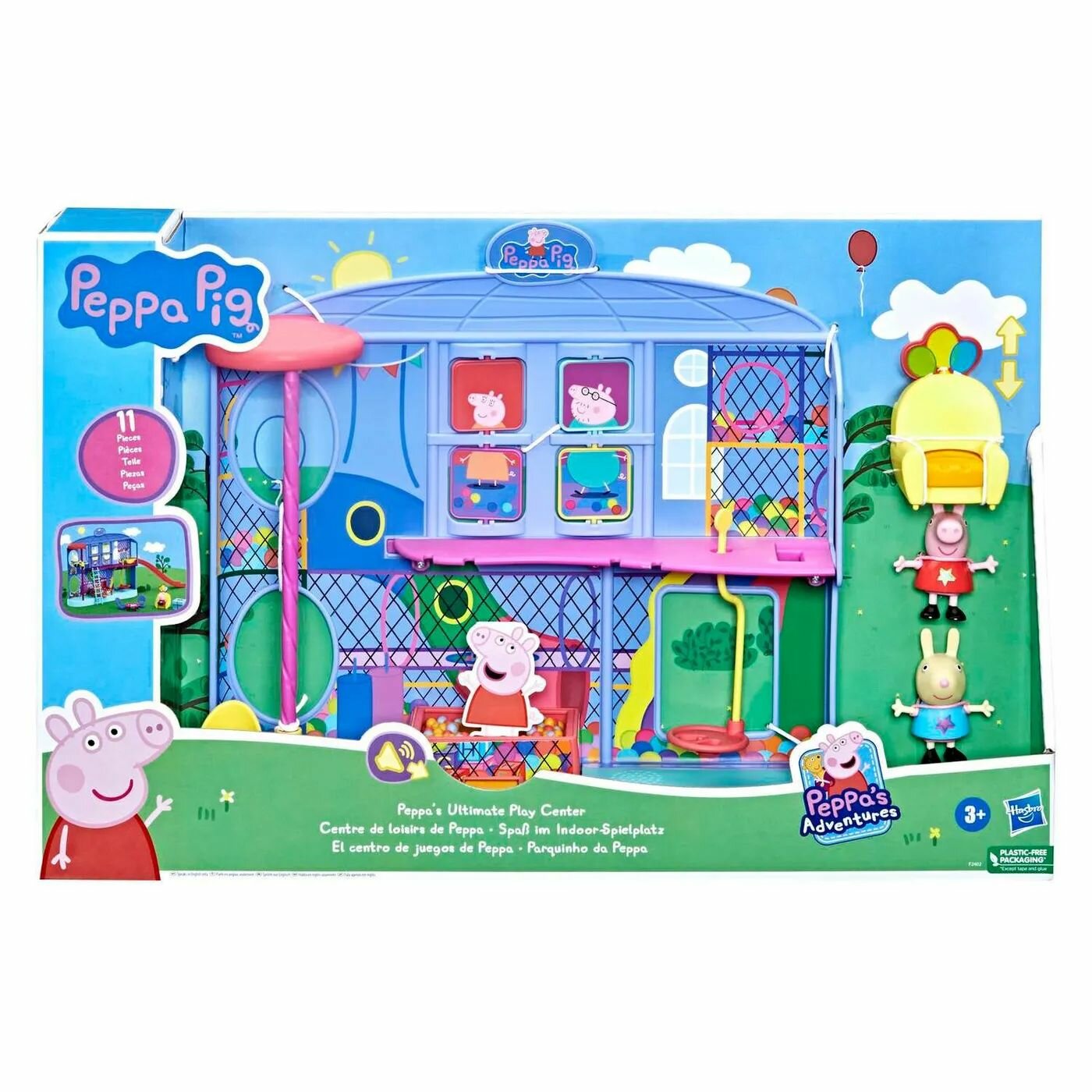 Игровой набор Hasbro Peppa's Ultimate Play Center Развлекательный Центр с аксессуарами Большой Дом Свинки Пеппы F24025L0