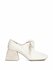 Туфли UMA WANG Knotted leather pumps, размер 39, white