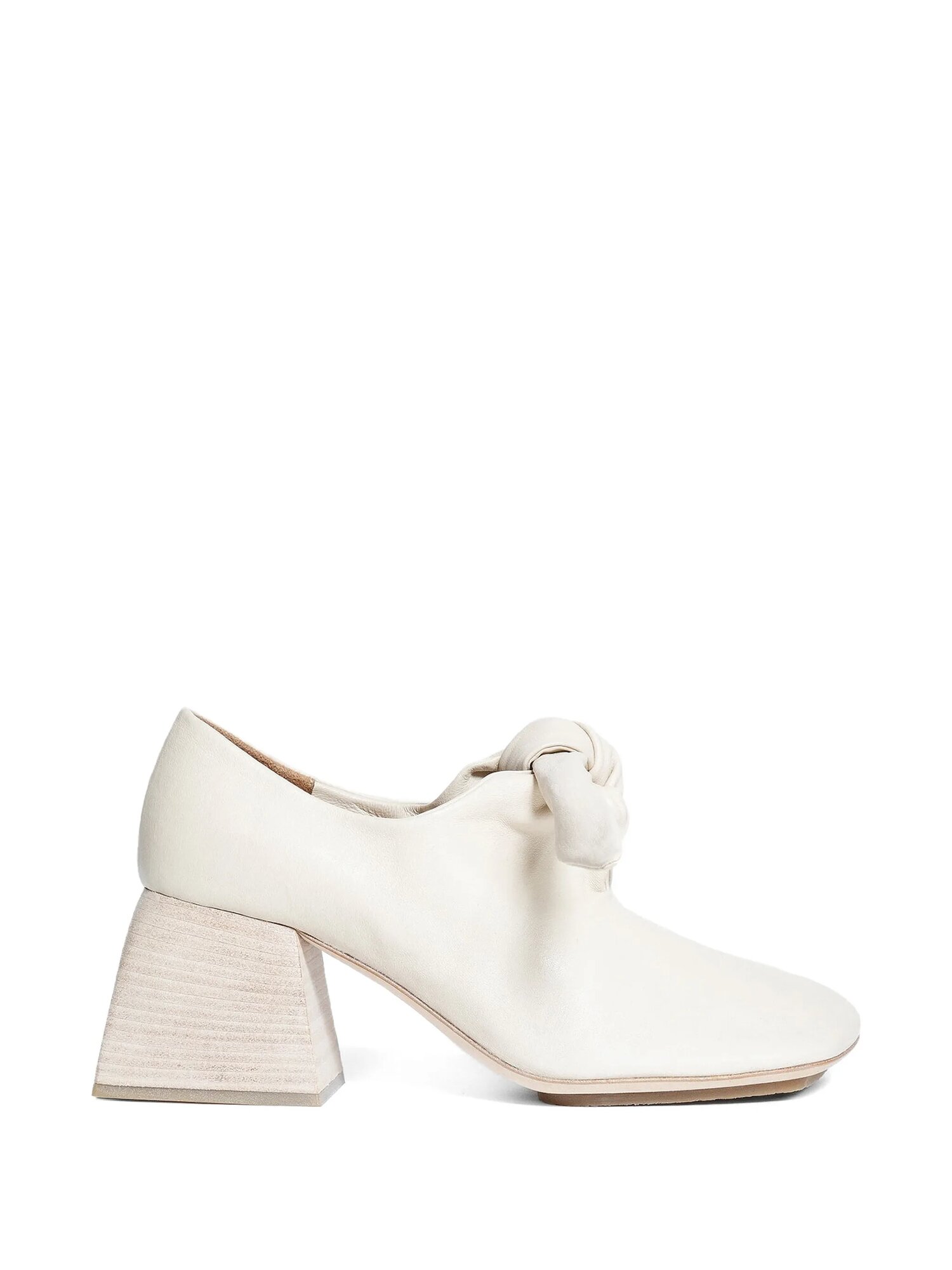 Туфли Knotted leather pumps 