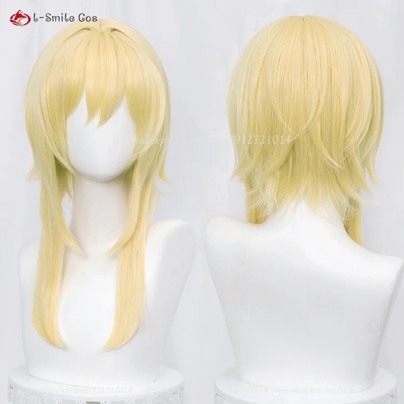 Парик для косплея путешественника, термостойкие синтетические волосы из м/ф «Этерия», светлый парик для косплея из аниме, Хэллоуин