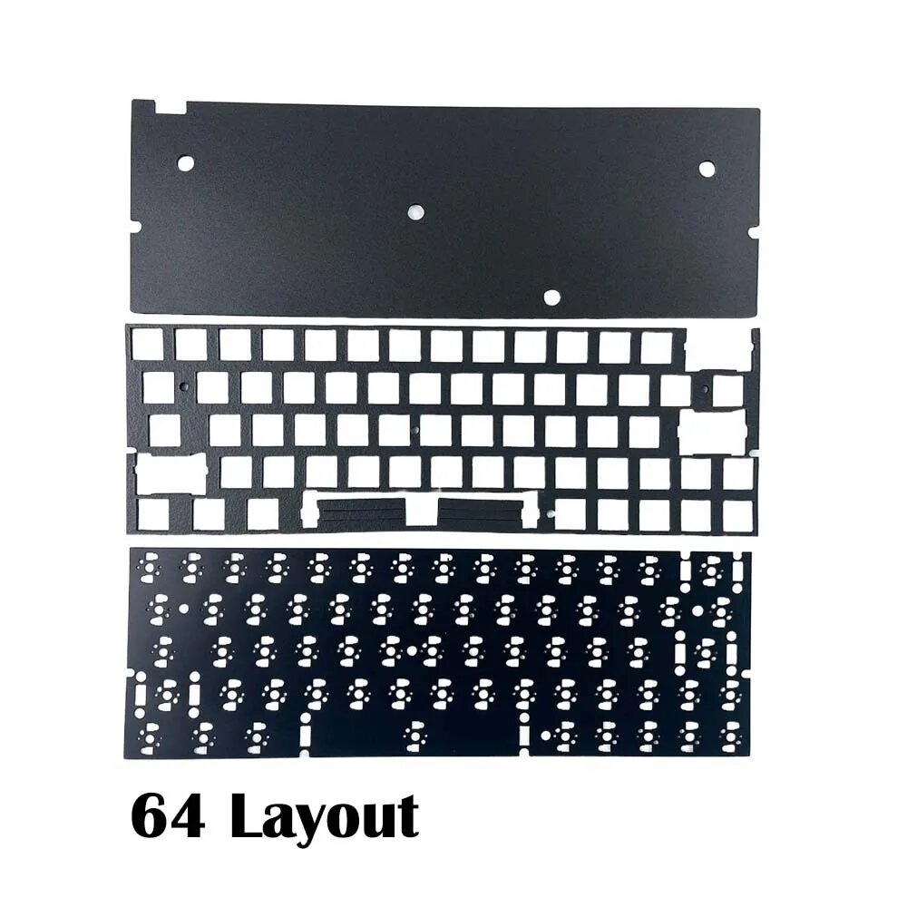 Механическая клавиатура GH60 ANSI 61/64 Poron бесшумная 3 в 1 64 Layout