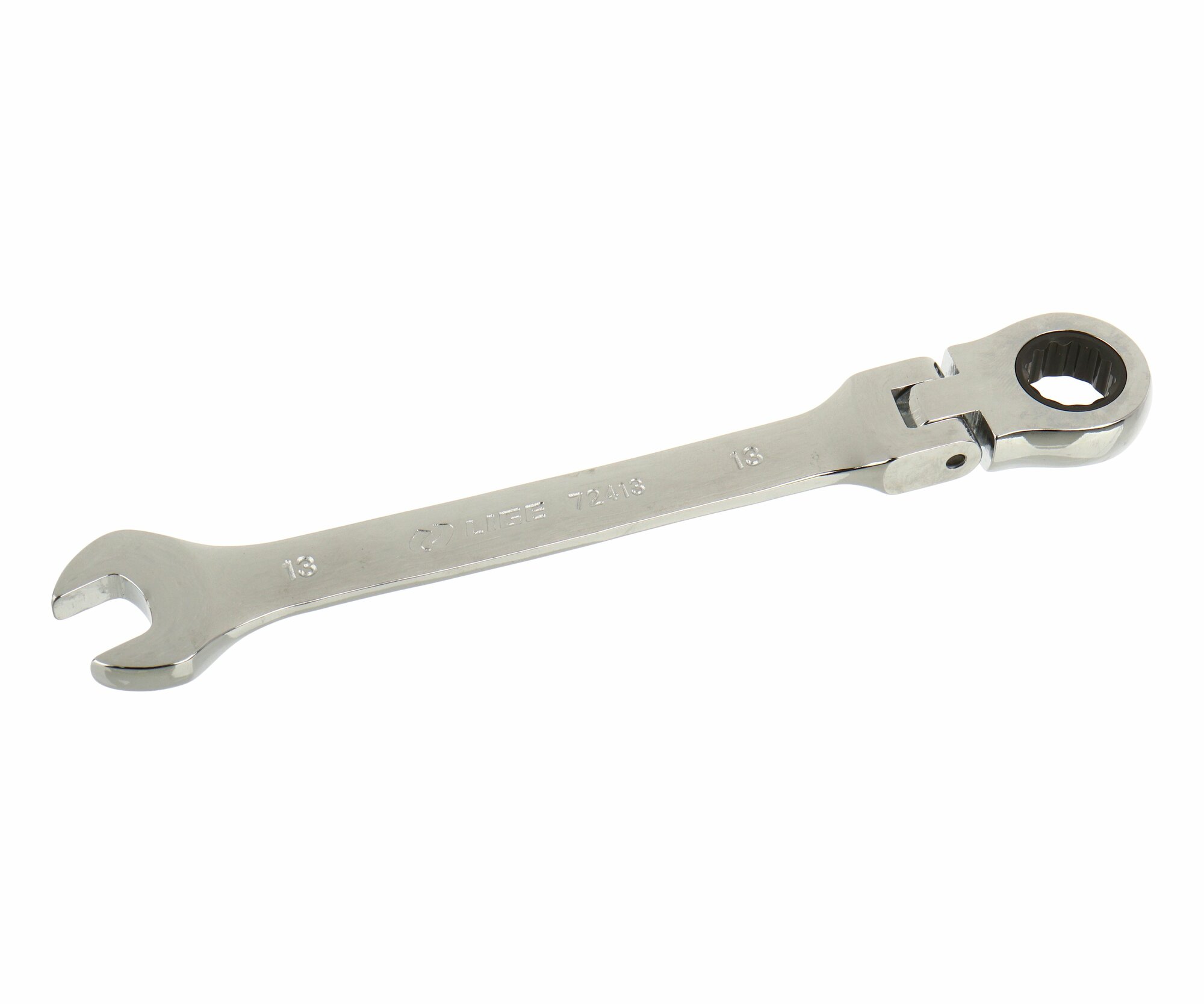 Ключ комбинированный 13мм трещоточный с подвижной головкой LG-72413 LIGE