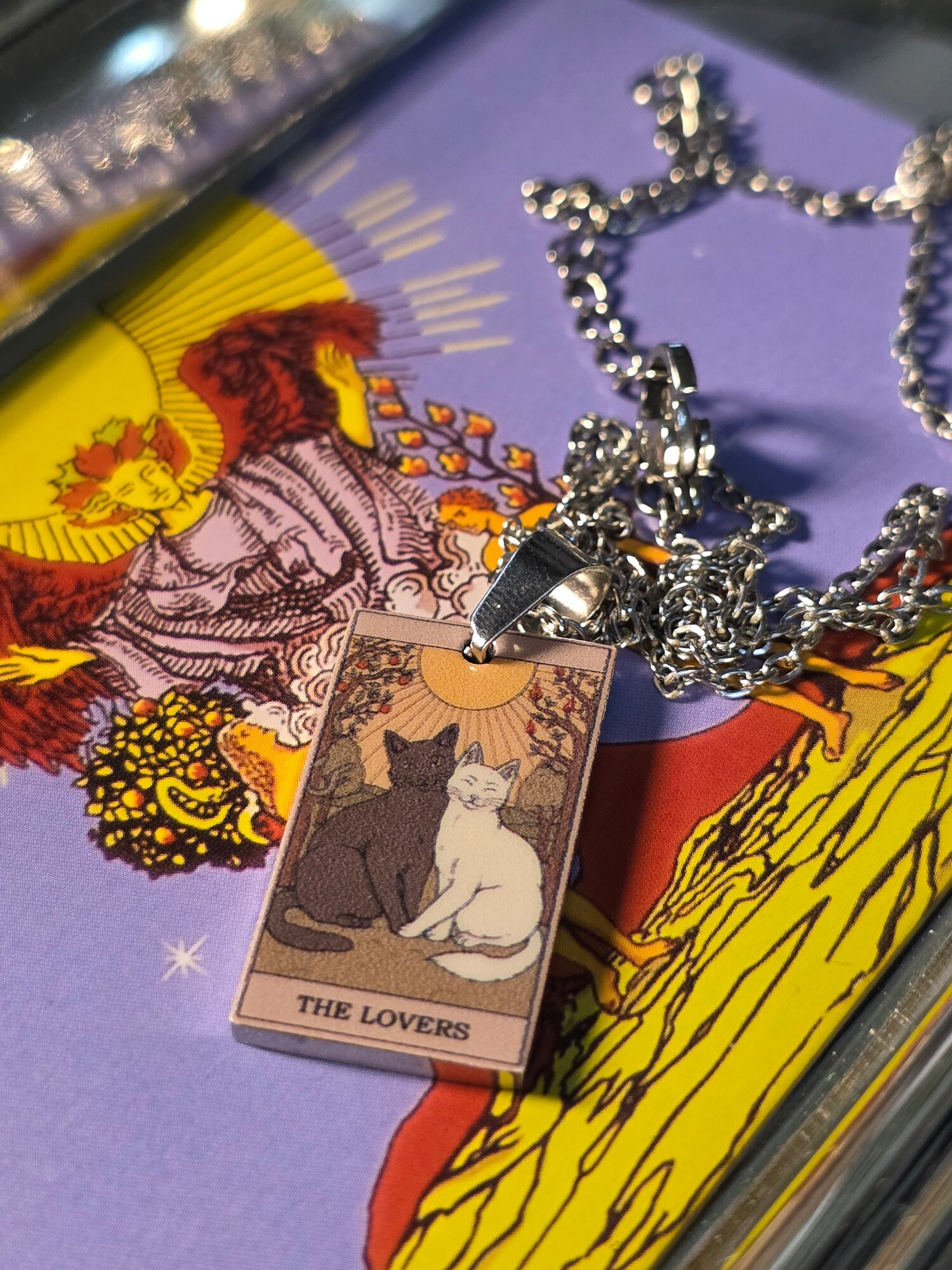 Таро амулет аркан карта "Влюбленные"