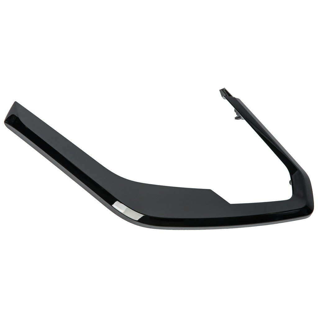 Молдинг (накладка) переднего бампера нижний правый (черный лак) для Лада Веста (спорт)