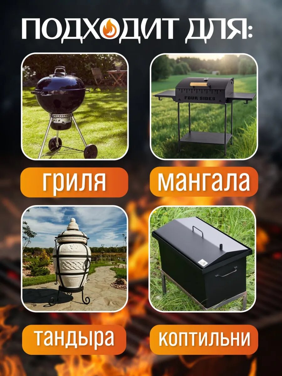 Термометр, для коптильни/гриля/мангала, биметаллический, нержавеющая сталь, серый, 1 шт — фото 1