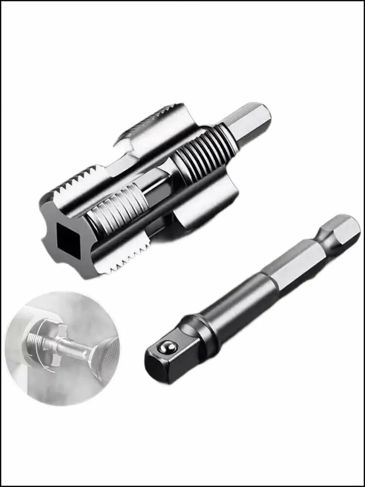 Набор метчиков для труб из ПВХ, с 2 матрицами 1/2, 3/4, 1 шт.