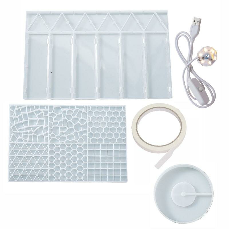 Шестигранные силиконовые формы для мозаики, A