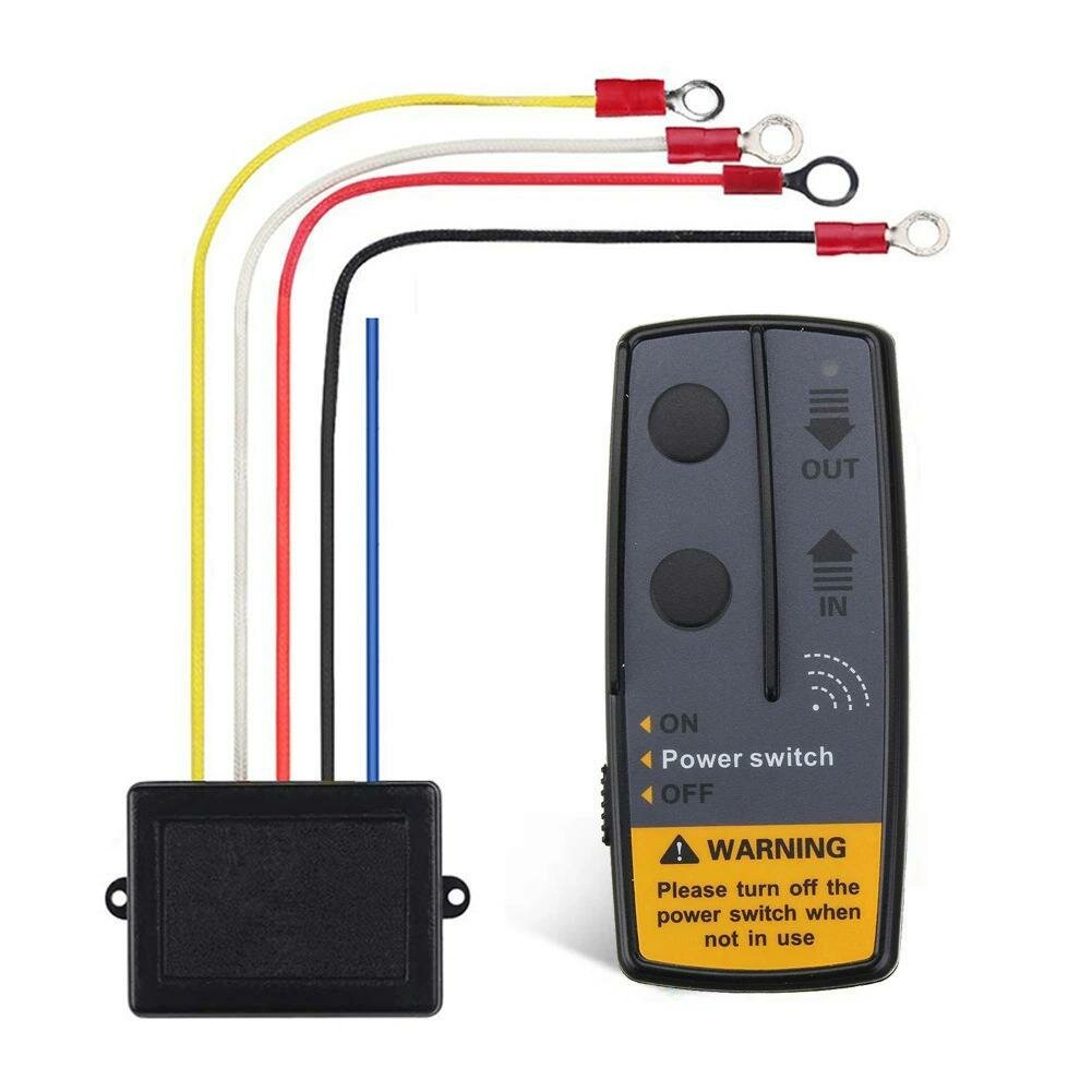 Комплект дистанционного управления беспроводной лебедкой 12 В для автомобиля ATV SUV UTV Универсальный