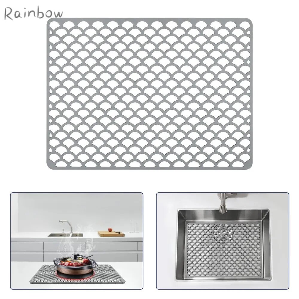 Коврик для раковины 46 см х 31 см, 1 шт