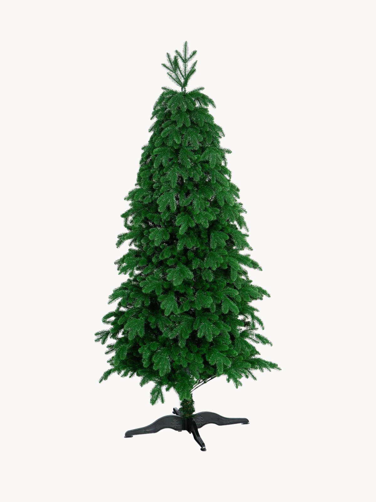 Елка искусственная новогодняя, узкая модель барселона, Crystal Trees, литая хвоя, 266 веточек, высота 180 см.