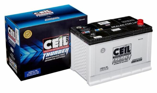 Аккумулятор автомобильный EXIDE CEIL JIS 95D31L 80 А. ч 750А о. п. (306х175х190)